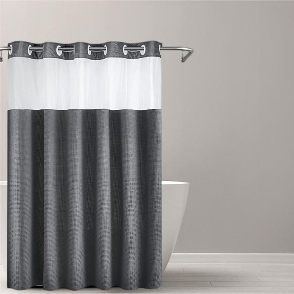 Latitude Run® Zage Solid Color Single Shower Curtain Hooks Wayfair